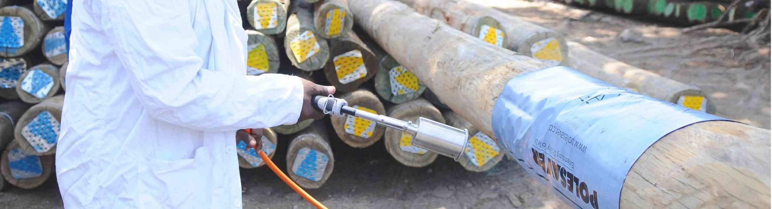 Polesaver Barrier Sleeves - Preventing Wooden Utility Pole Failure