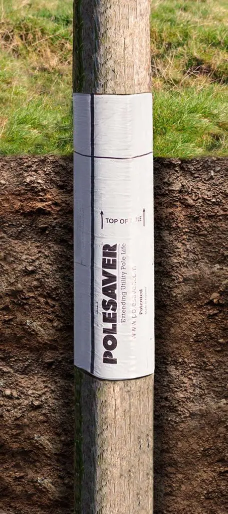 Polesaver Rot-Guard™ Sleeves | Proven Utility Pole Protection | Polesaver