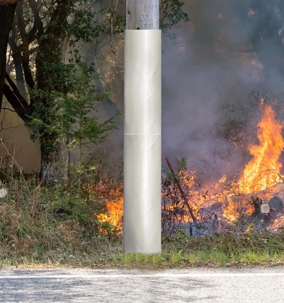 Conas a ndéanfaidh mé iarratas Polesaver Blaze-Guard™ | Polesaver